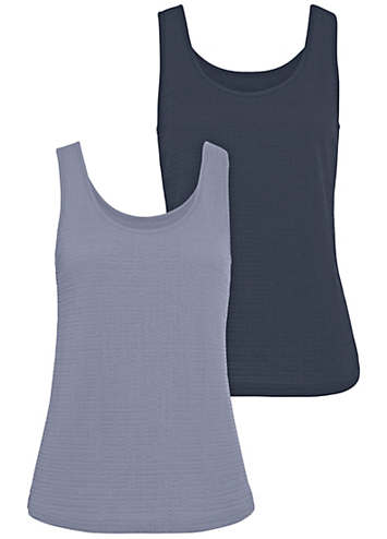 Pack of 2 Beach Tops by Vivance | Look Again