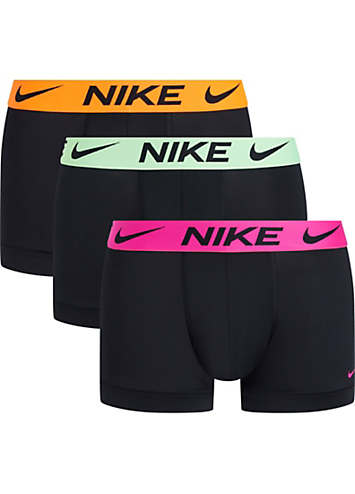Pack of 3 Contrast Waist Boxers by Nike | Look Again
