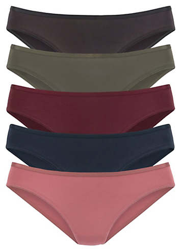 Pack of 5 Briefs by LASCANA | Look Again