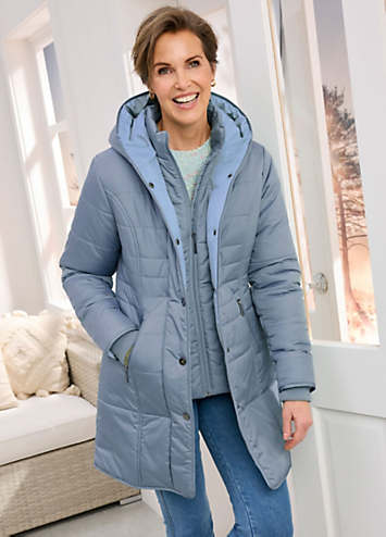 Padded Hooded Jacket by Cotton Traders | Look Again