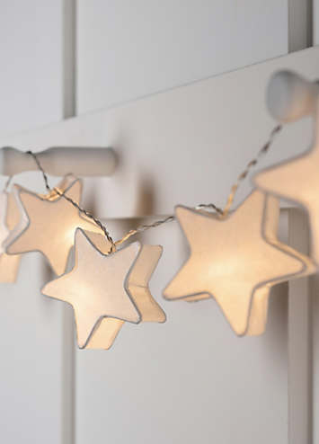 Paper Star Battery Fairy Lights by Lights4Fun | Look Again