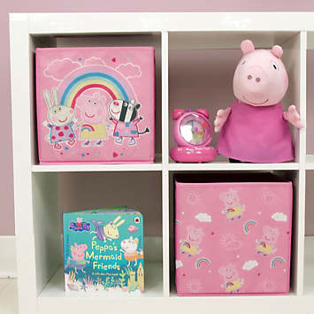 Peppa Pig Set of 2 Storage Boxes Look Again