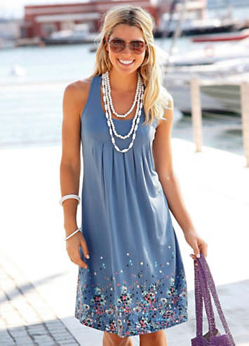 Petal Print Sun Dress by beachtime | Look Again