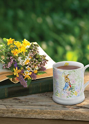 Peter Rabbit with Radish English Garden Mug by Peter Rabbit | Look Again