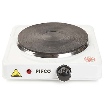 Pifco Electric Single Hob - White | Look Again