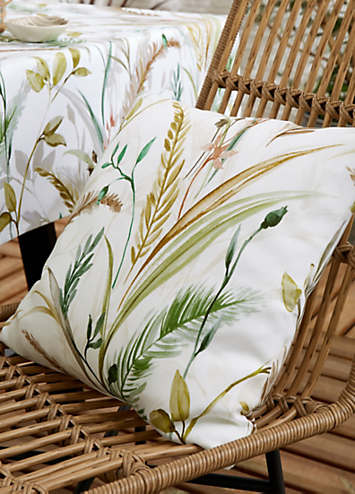 RHS Ornamental Grasses 43 x 43cm Indoor/ Outdoor Cushion | Look Again