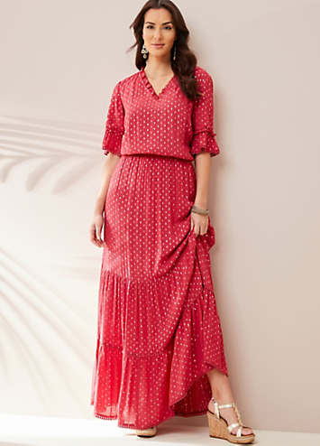 Raspberry Maxi Dress by Together | Look Again