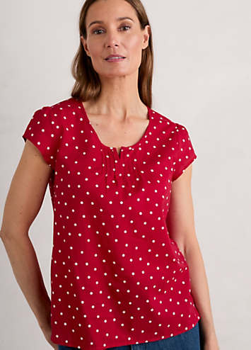 Red Garden Gate Top II by Seasalt Cornwall | Look Again