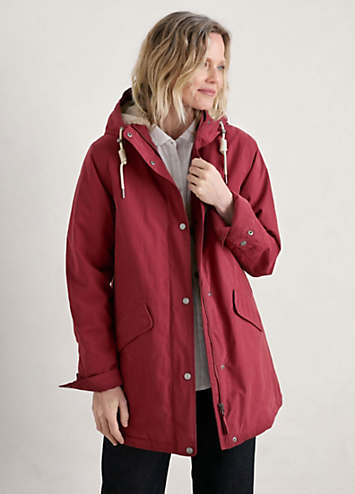 Red River Sea Waterproof Winter Coat by Seasalt Cornwall | Look Again