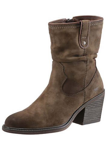 Ruffle Detail Cowboy Boots by Mustang | Look Again