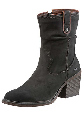 Ruffle Detail Cowboy Boots by Mustang | Look Again