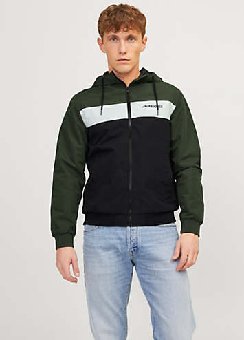 Rush Hooded Bomber Jacket by Jack & Jones | Look Again