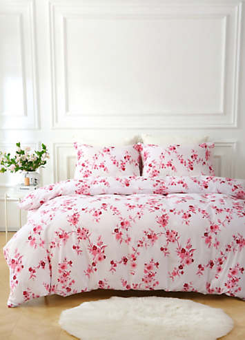 Sakura Blossom Pink Duvet Cover Set by Portfolio Home | Look Again