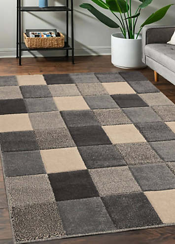 Sara Blocks Rug by The Homemaker Rugs Collection | Look Again