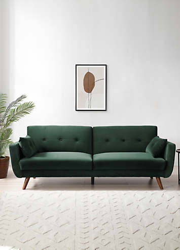 Sicily Velvet Sofa Bed | Look Again