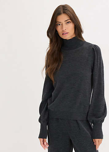 Smooth Knit Turtleneck Jumper by bonprix | Look Again
