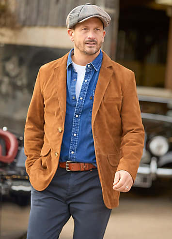 Soft Suede Blazer Jacket by Joe Browns | Look Again