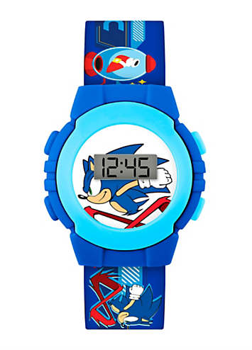 Sonic The Hedgehog Blue Digital Watch by Sega | Look Again