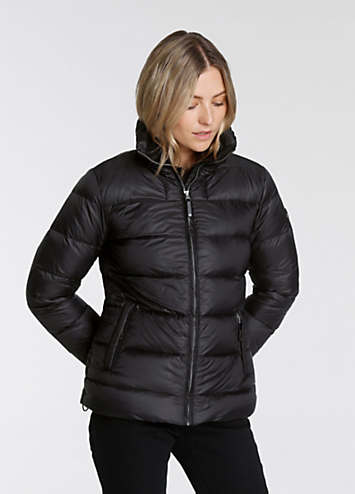 Stand-Up Collar Puffer Jacket by Polarino | Look Again