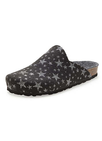 Star Print Mule Slippers by LASCANA | Look Again