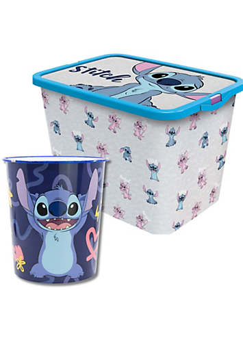 Stitch 23L Storage Box And Waste Bin Set by Disney | Look Again