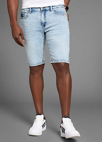 Straight Leg Denim Shorts by Bruno Banani | Look Again