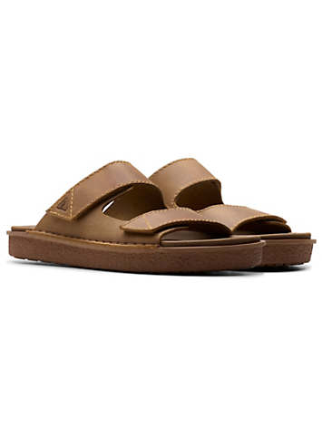 Tan Leather Litton Strap Sandals by Clarks | Look Again