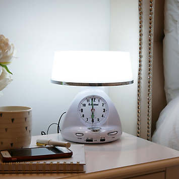 Touch Light Clock Radio with Auto Time Set by Steepletone | Look Again