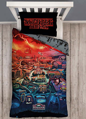 Town Duvet Cover Set by Stranger Things | Look Again