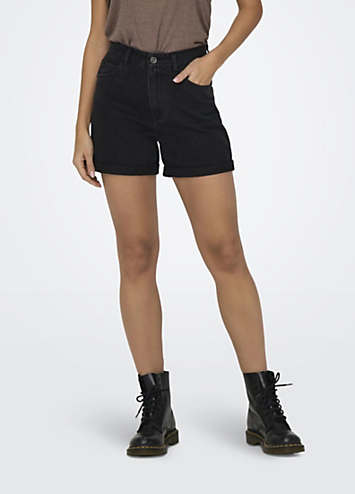 Turn-Up Hem Denim Shorts by Only | Look Again