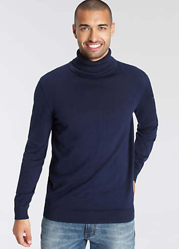 Turtleneck Long Sleeve Jumper by AJC | Look Again