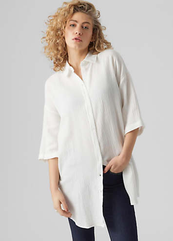 Vera Moda Longline Blouse by Vero Moda | Look Again