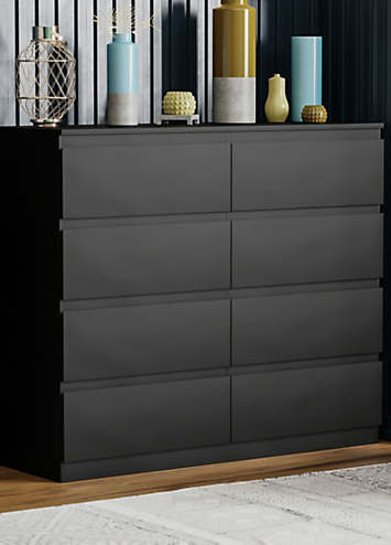 Vida Designs Denver 8 Drawer Chest Look Again