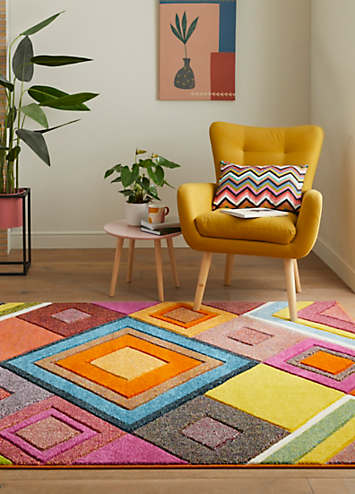 Viva Squares Rug by Concept Looms | Look Again