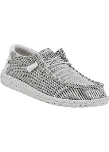 White Wally Sox Shoes by Hey Dude | Look Again