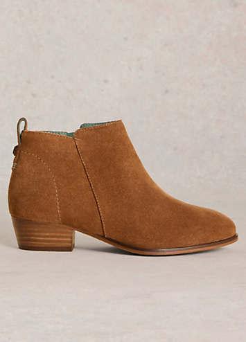 Willow Tan Suede Ankle Boots by White Stuff | Look Again