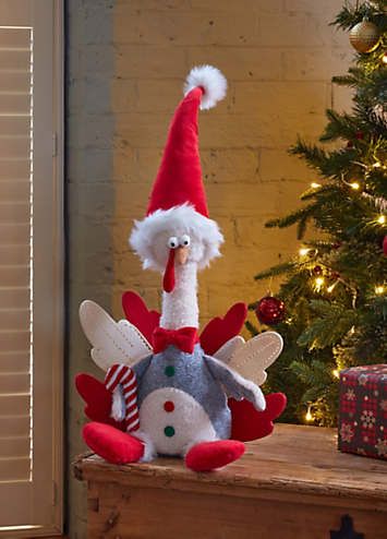 Wishbone Will Christmas Turkey Figure by Three Kings | Look Again