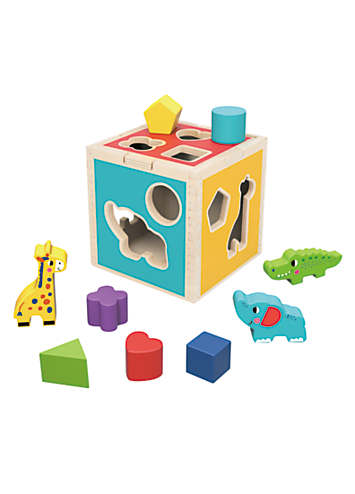 Wooden Animal Shape Sorter by Tooky Toy | Look Again