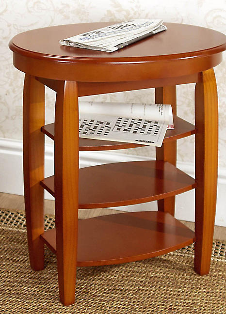 Swivel Top Side Table | Look Again