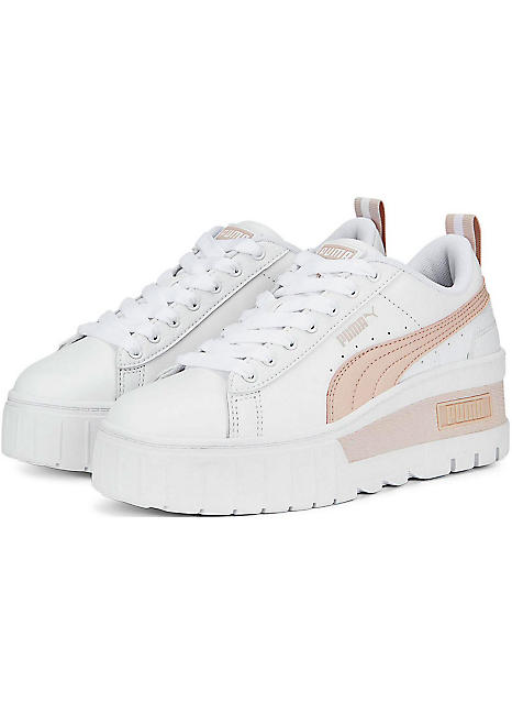 Mayze Wedge Trainers by Puma Look Again
