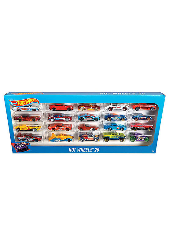 20 Car Pack Assortment by Hot Wheels | Look Again