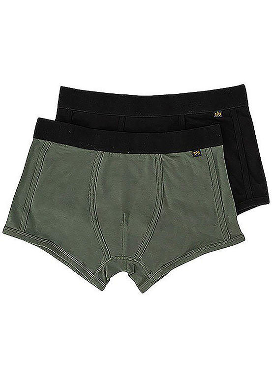 Alpha Industries Pack of 2 Boxer Shorts | Look Again