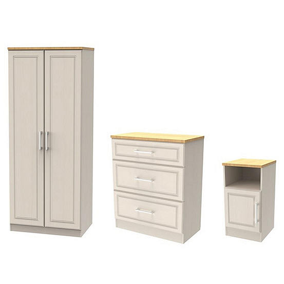 Ashford Ready Assembled 3 Piece Bedroom Furniture Set | Look Again
