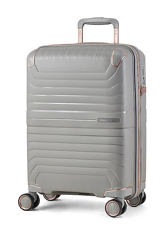 Astrid 8 Wheel Hardshell Suitcase Small by Rock | Look Again