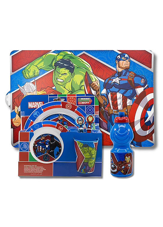 Avengers Kids 7 Piece Micro Dinner Set by Marvel | Look Again