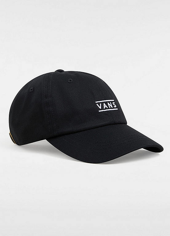Black Half Box Curved Bill Jockey Hat by Vans | Look Again