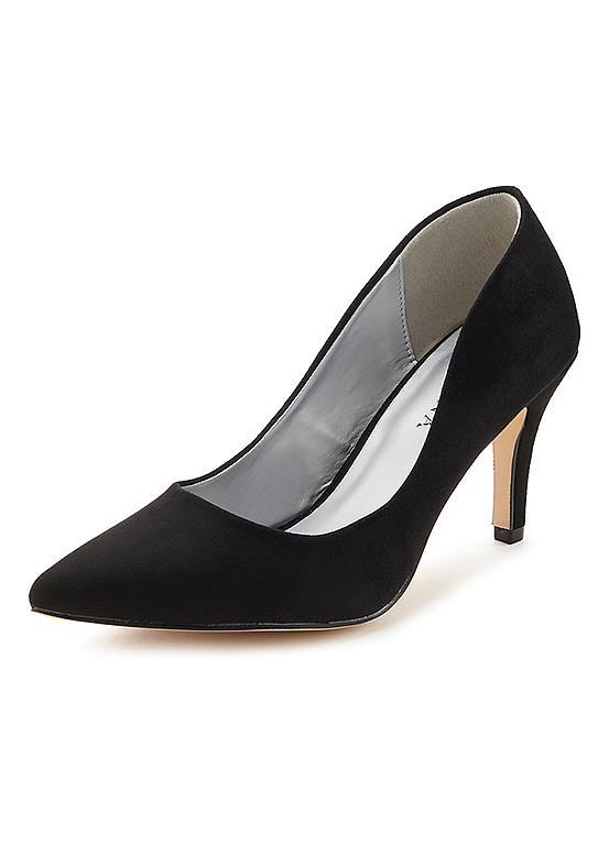 Black High Heel Courts by LASCANA | Look Again