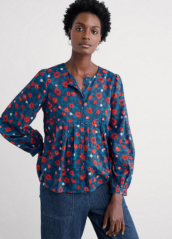 Blue Thornapple Shirt by Seasalt Cornwall | Look Again