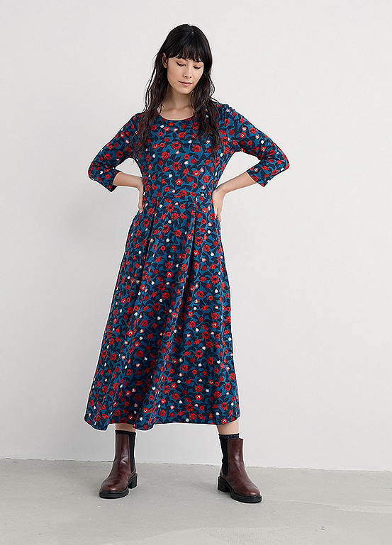 Blue Veronica Midi Dress by Seasalt Cornwall | Look Again