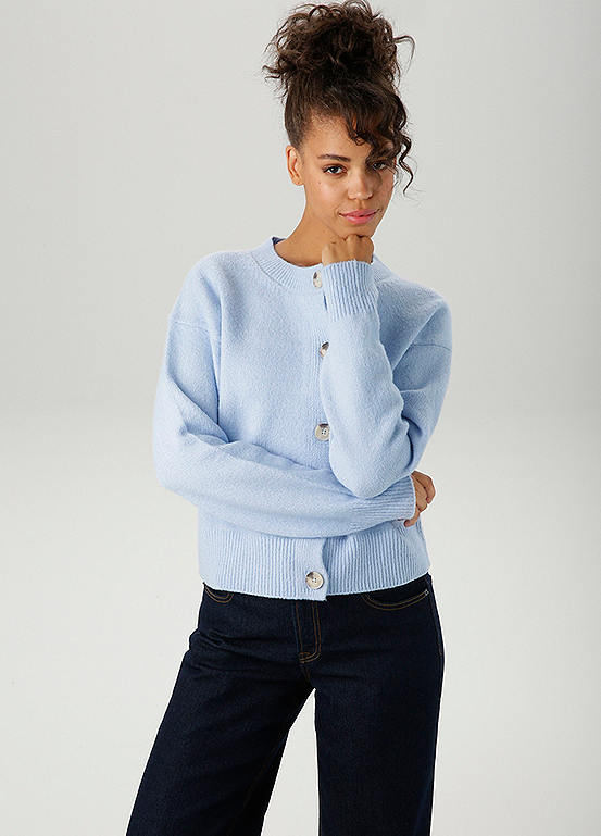Button Through Cardigan by Aniston | Look Again